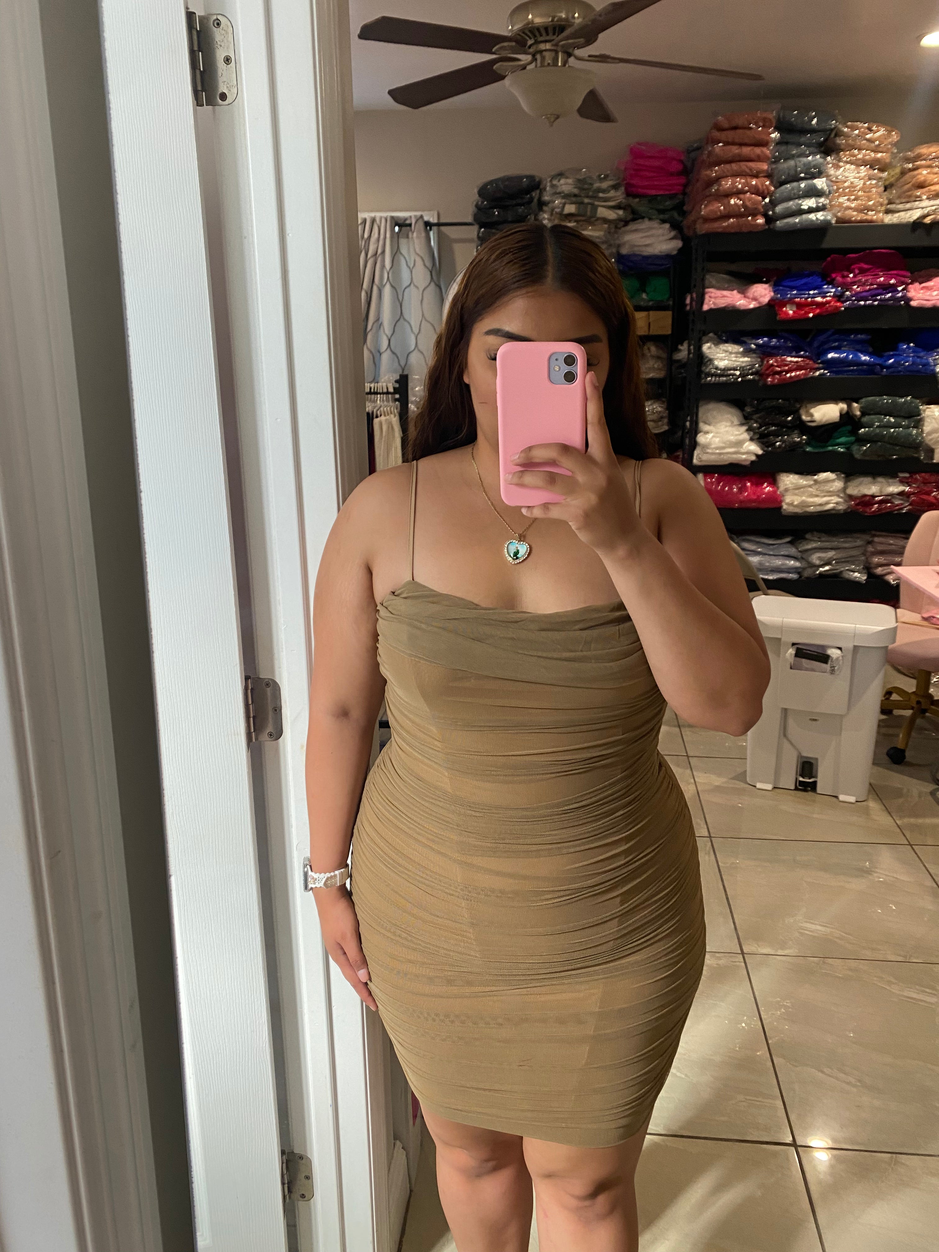 Nude Dress Pretty City Girlz